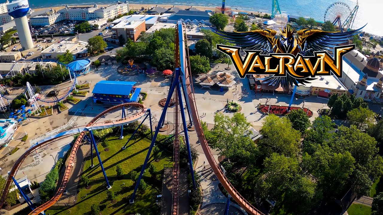 [4K] Valravn Front Row POV at Cedar Point - YouTube