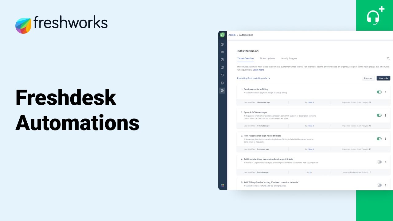 How Freshdesk Automations Streamline Customer Support | Freshdesk ...