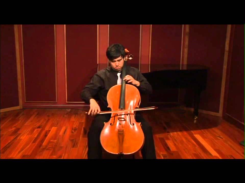 Christopher DeFazio - Cassado Cello Solo Suite, Prelude - YouTube