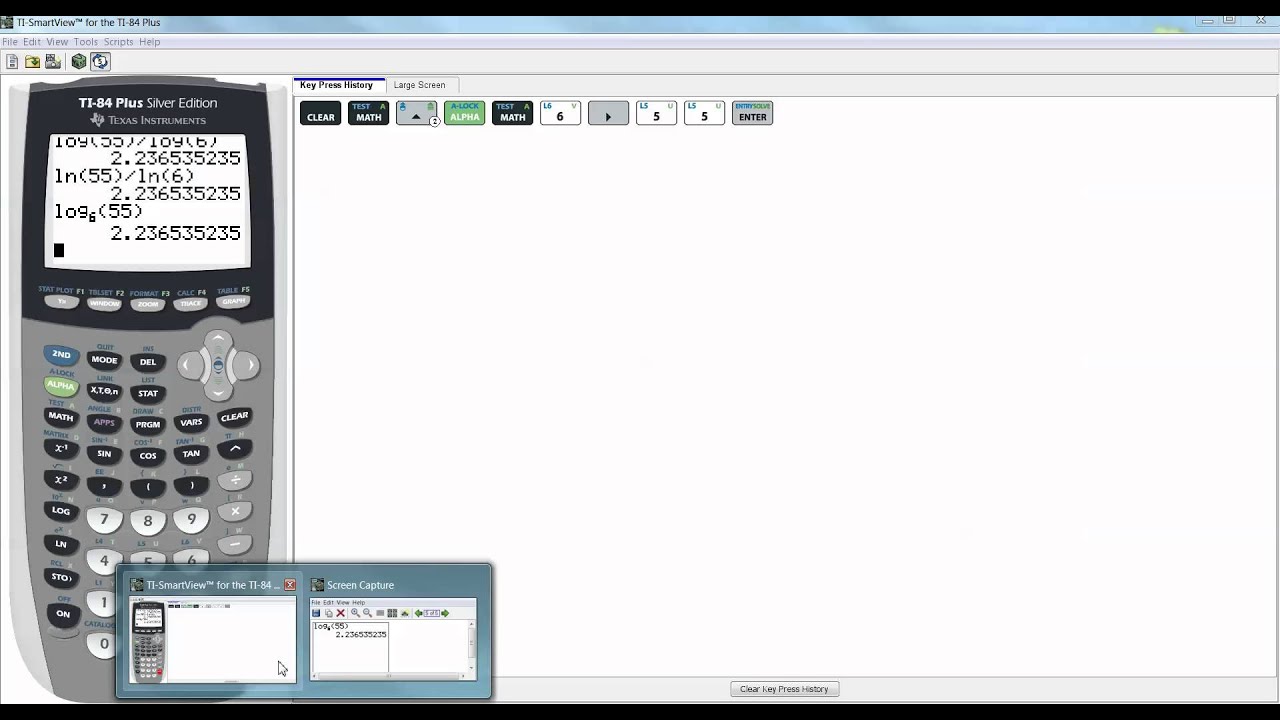 TI-84 Tutorial - Math 131 - Section 5.5 - YouTube
