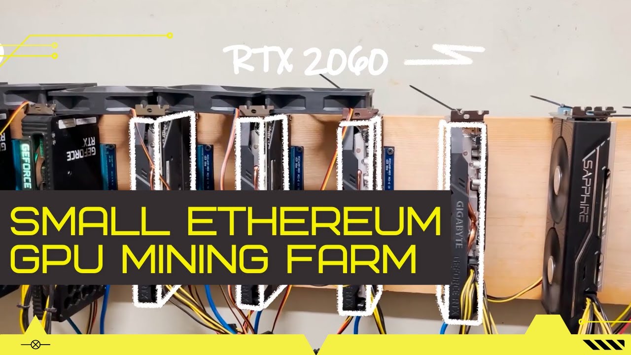 Review of my small Ethereum GPU Mining Farm | Mining farm tour - YouTube