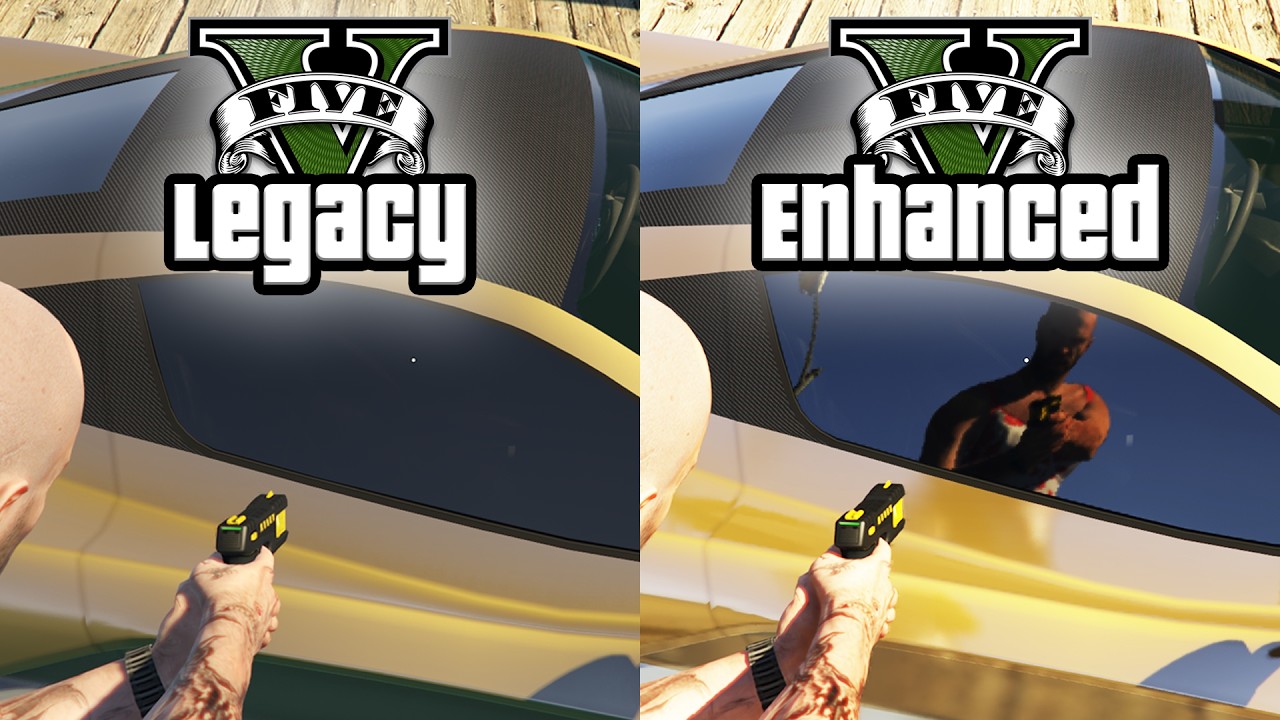 GTA 5 Enhanced vs Legacy | NEW NEXT GEN UPDATE - YouTube