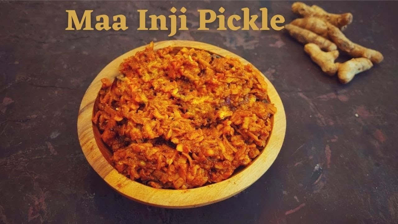 Maa Inji Pickle | மா இஞ்சி ஊறுகாய் | Mango Ginger Pickle | Maa Inji ...