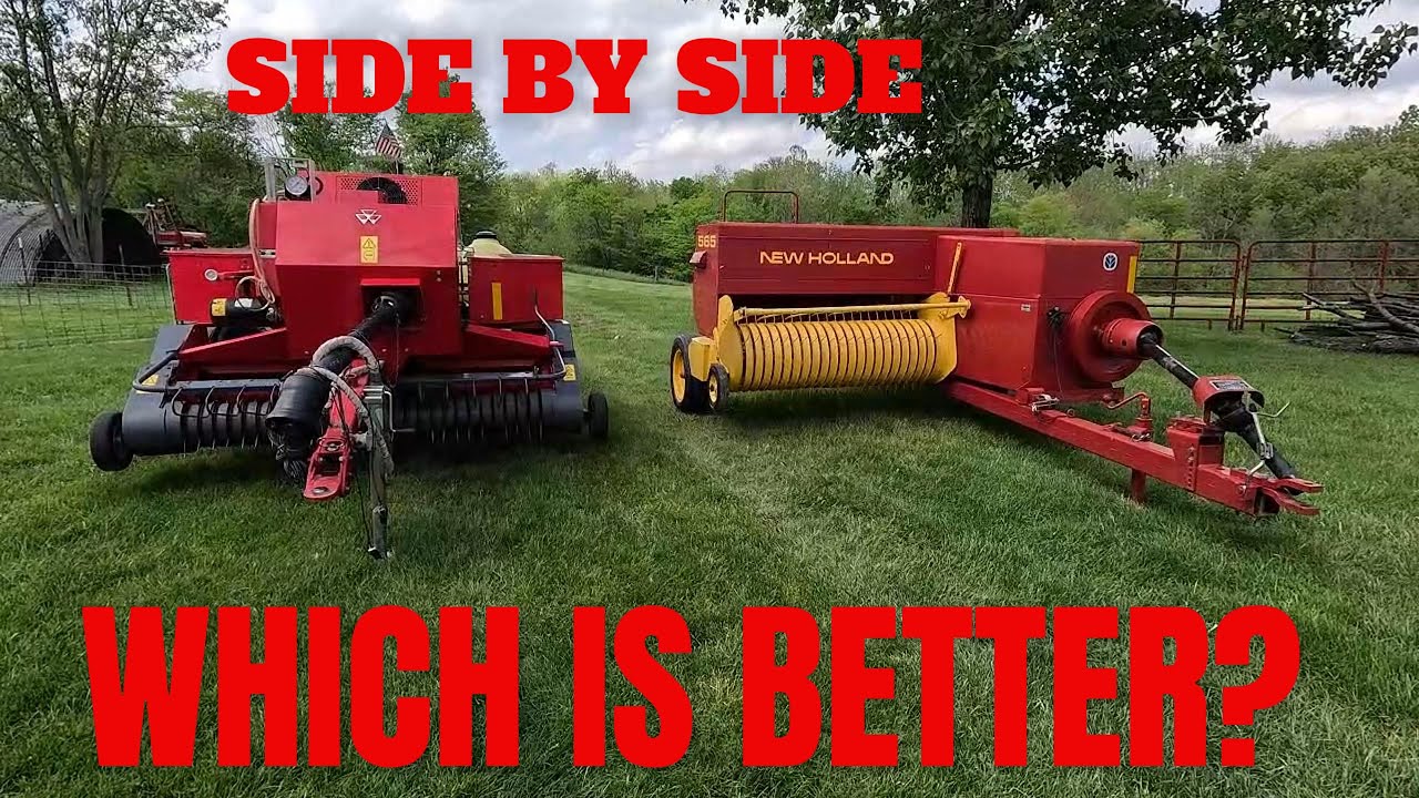 Inline Baler VS Offset Baler - YouTube