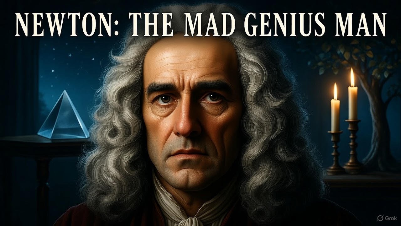 Isaac Newton : The Mad Genius Man | Biography Story | Amwaa Genius ...