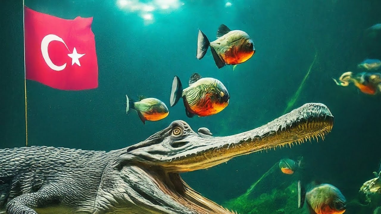 Turkish Piranhas, Shrimp, Alligator, Jungle Aquariums & FREE Guppy ...