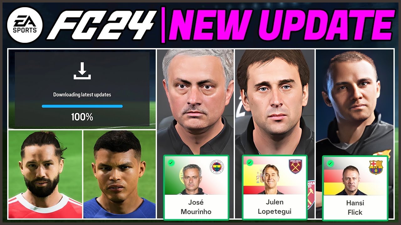 EA FC 24 NEWS | NEW CONFIRMED UPDATE - Real Faces & Transfers - YouTube