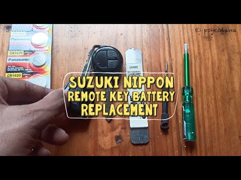 Suzuki Car Remote Key Battery Replacement | Nippon Remote - YouTube