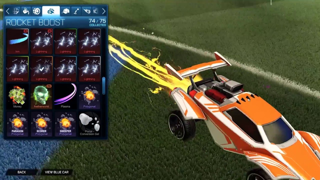 PAINTED LIGHTNINGS RETURN | WHITE & CRIMSON + MORE | Rocket League ...
