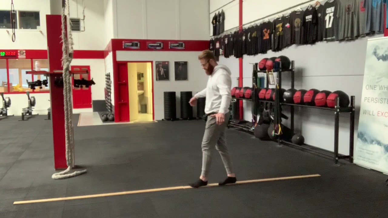 Forward Balance Beam Walk - YouTube