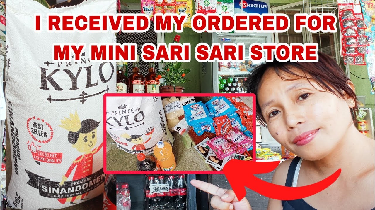 I RECEIVED MY ORDERED FOR MY MINI SARI SARI STORE | REFILL STOCKS NG ...