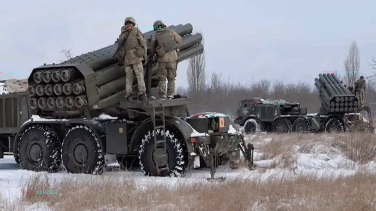 Russia Show Moment Launch New Rocket BM-27 ''Uragan'' it's Very Brutal ...