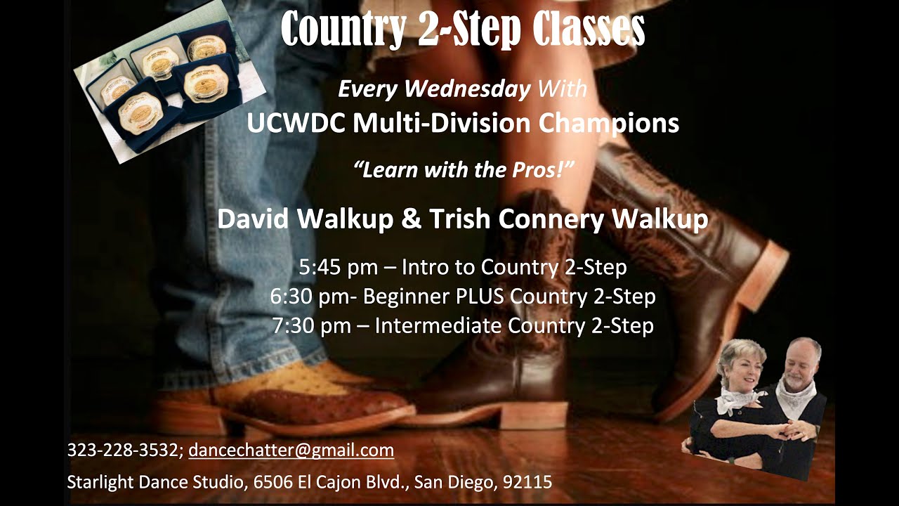 Intermediate Country 2-Step Class - YouTube