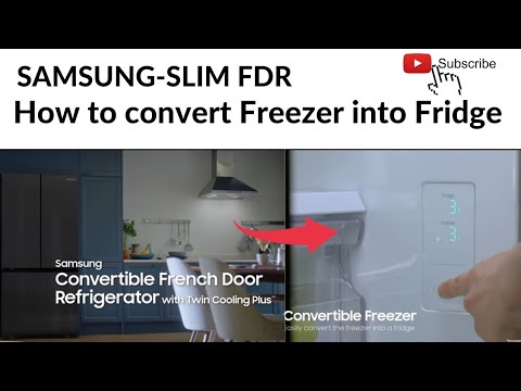 How to Convert freezer to fridge - YouTube