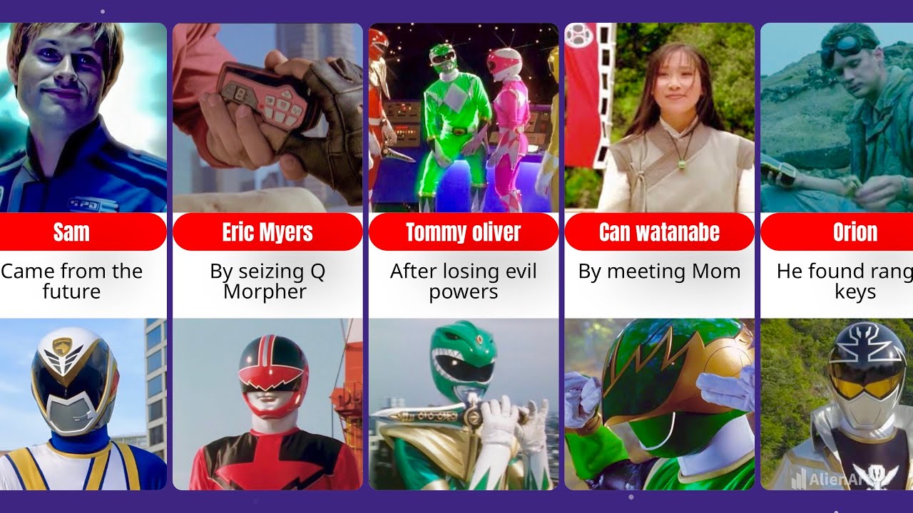 How all 6th Power Rangers Joined THEIR TEAMS - YouTube