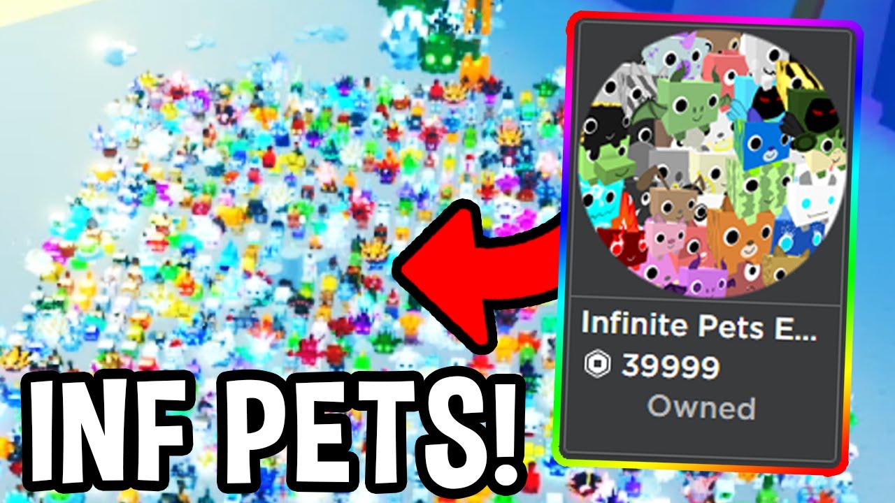 If there was INFINITE PETS EQUIP in Pet Simulator X Roblox - YouTube