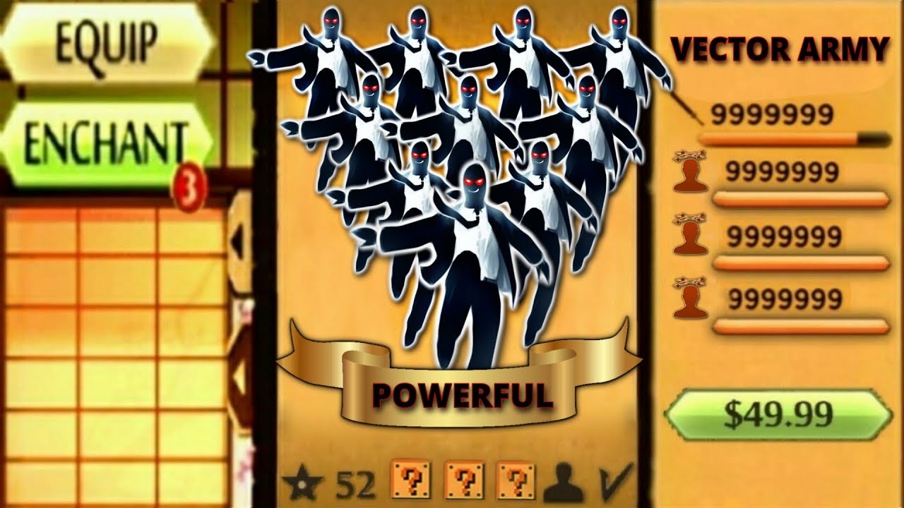 Shadow Fight 2 The Most Powerful Vector Army Assistant Skill - YouTube