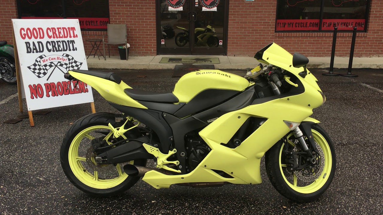 2008 Kawasaki ZX600 Ninja ZX-6R - YouTube