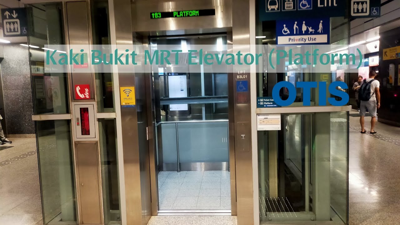 Kaki Bukit MRT Station OTIS Elevator (Platform) - YouTube