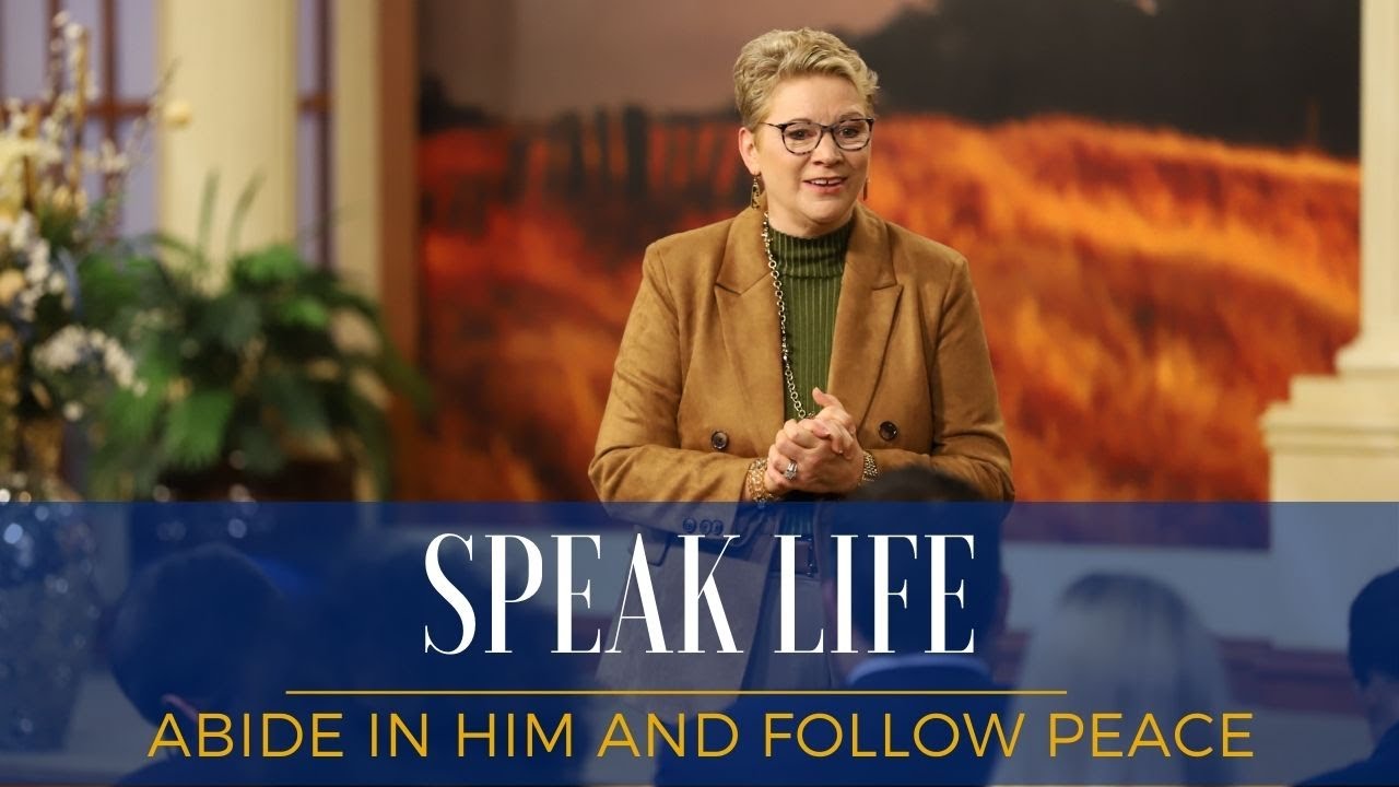 Speak Life – Abide in Him and Follow Peace // Pastor Debbie Eberly // October 23, 2024 - YouTube