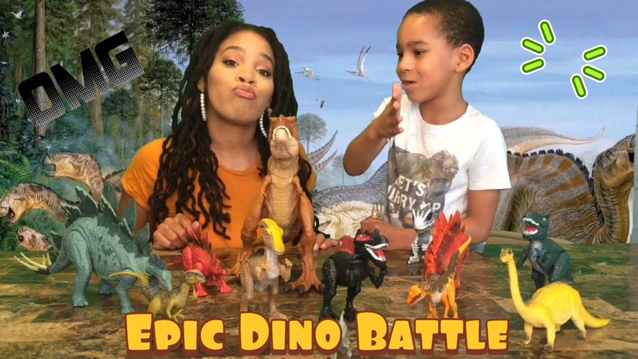 BLAST TO THE PAST: EPIC DINOSAUR BATTLE! - YouTube