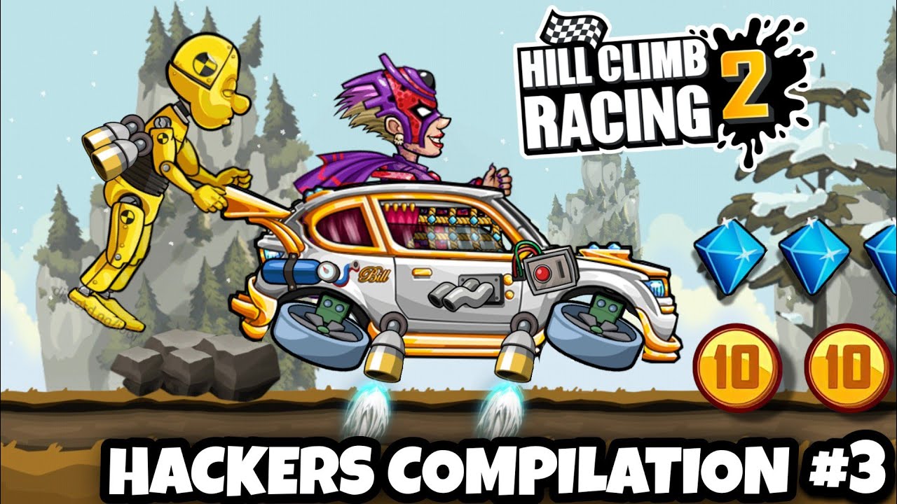 HACKERS🔥 in Hill Climb Racing 2 | Hackers Compilation #3 | Hcr2 - YouTube