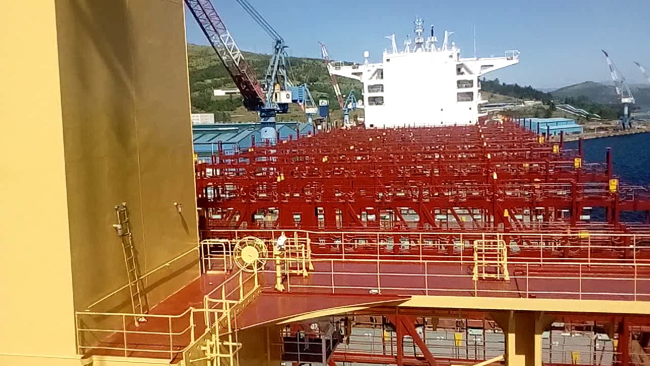 Ultrasonic testing in ship building PH using crane - YouTube