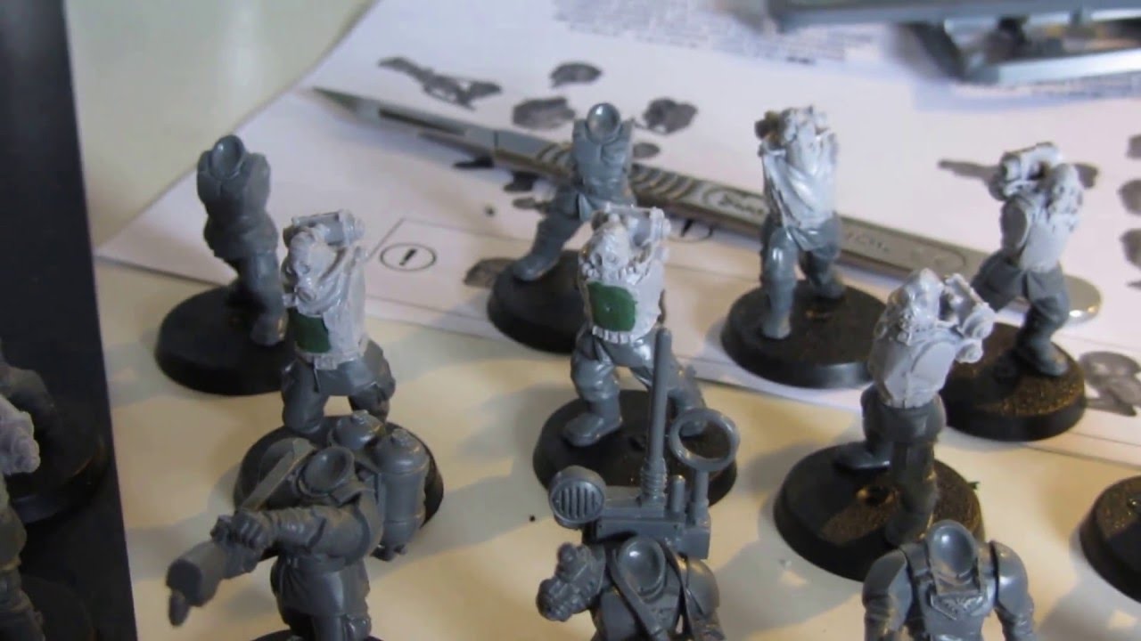 Warhammer 40k - Renegade Militia part 3, let the building commence ...
