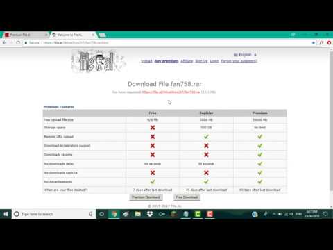 Premium File.al Accounts Working June 2018 - YouTube