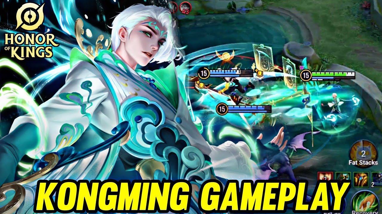 HOK : KONGMING GAMEPLAY | IN MID LANE - HONOR OF KINGS - YouTube
