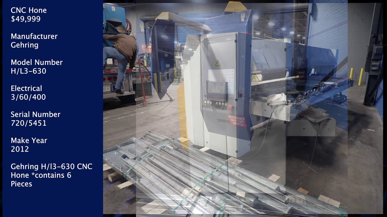 (SOLD) CNC Gehring Hone for Sale at HGR - YouTube