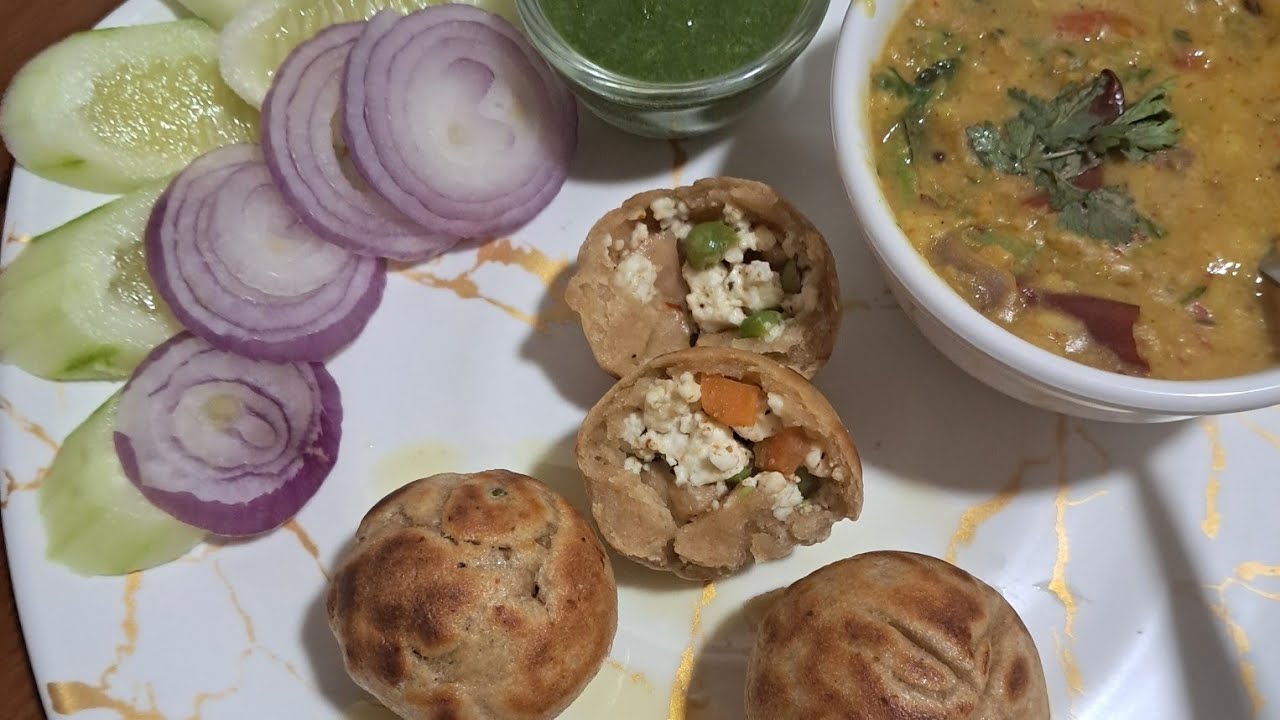 Rajasthan ki famous stuffed paneer bati .quick and easy recipe #15 ...