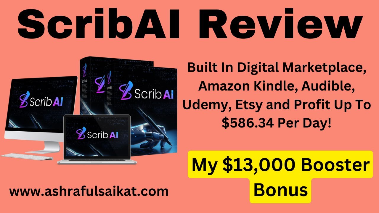 ScribAI Review with $13,000 Must Bonus (ScribAI App Review) - YouTube