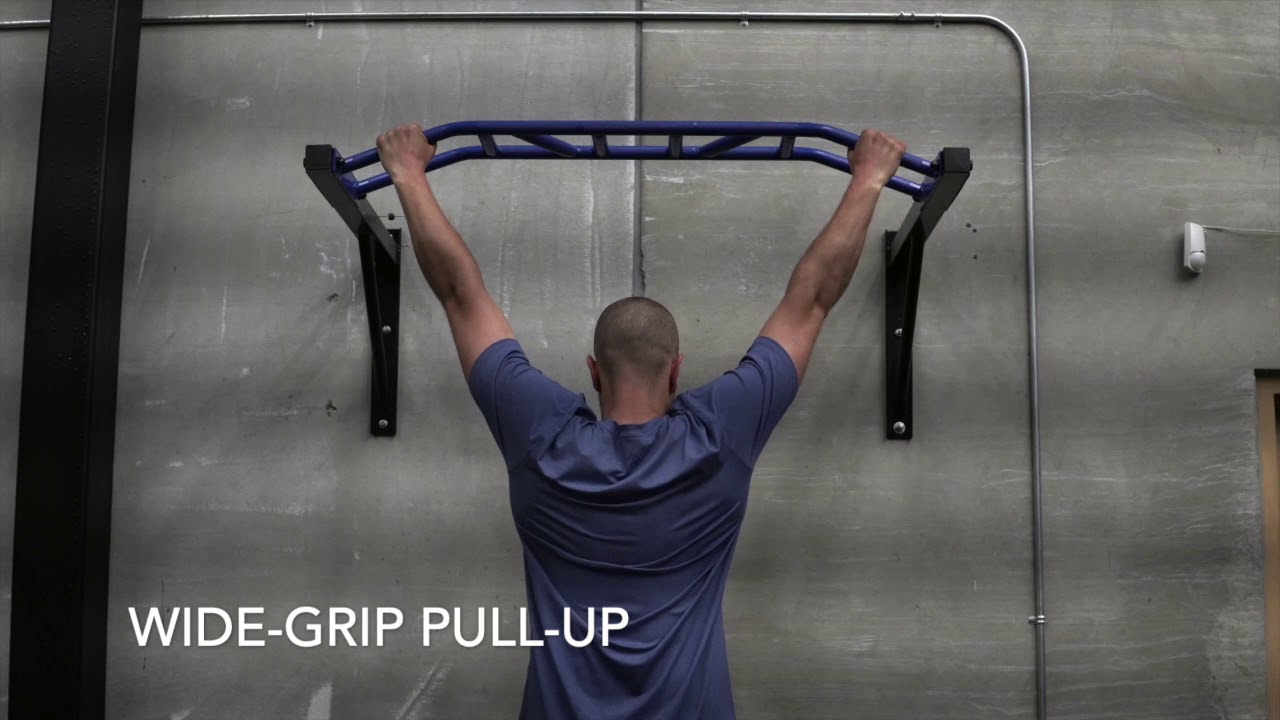 Wide-Grip Pull-Up - YouTube