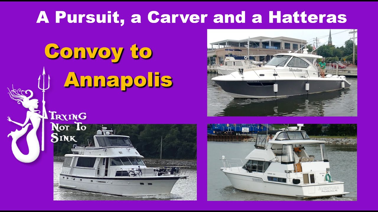 Three Boat Convoy to Annapolis E107 - YouTube