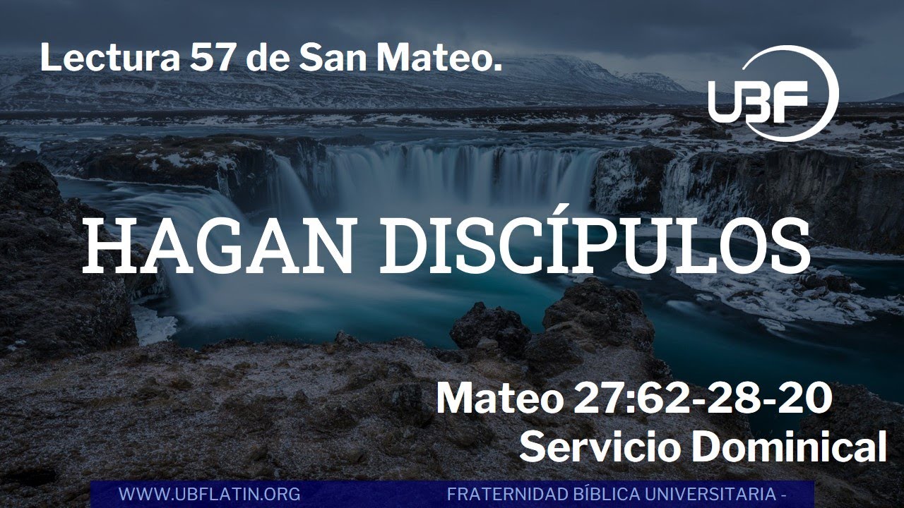 HAGAN DISCÍPULOS - YouTube