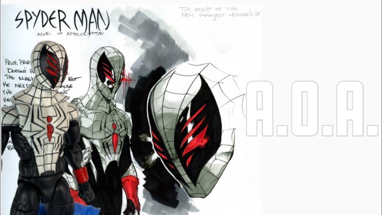 A.O.A. (Age of Apocalypse) Cutsom Marvel Legends Spider-Man 6” action ...
