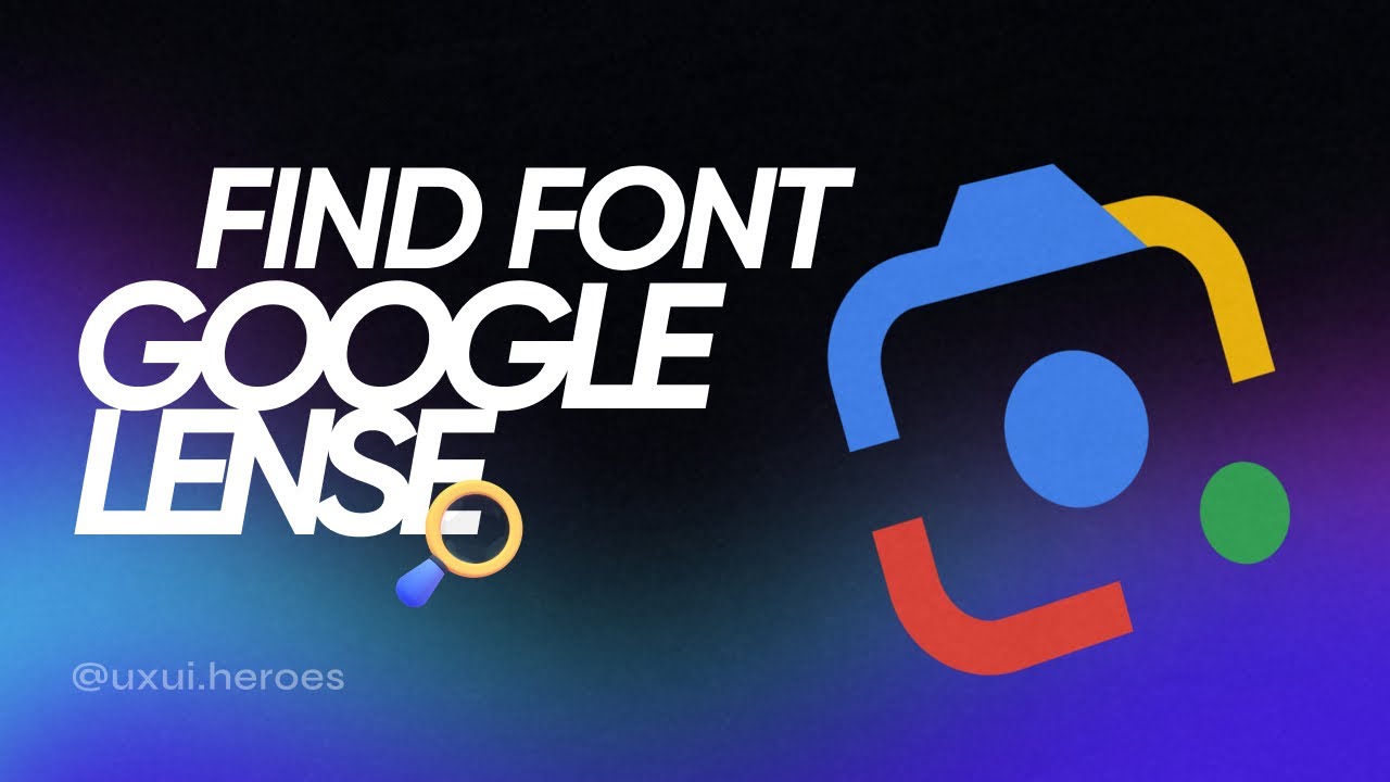 How to Find font using GOOGLE LENSE 🔍 #googlefonts #figmadesign # ...