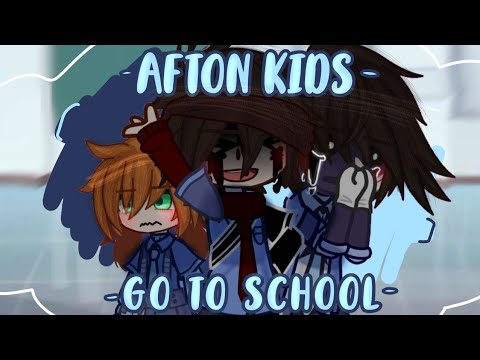 •°Afton Kids Go To School°•|| Short || ft. Afton kids +William and other people ||《Enjoy☆》
