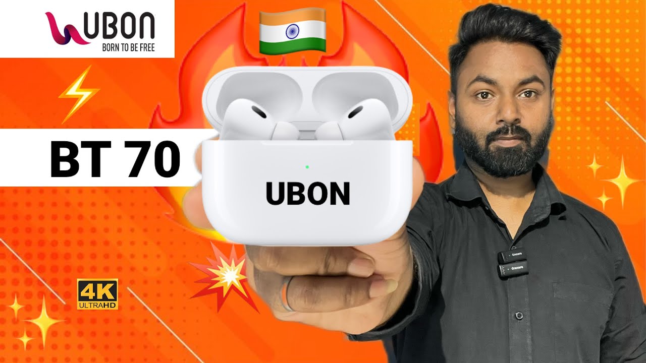 Ubon BT 70 Air Tiger Pro Wireless Charging Tws Earbuds Review Price ...