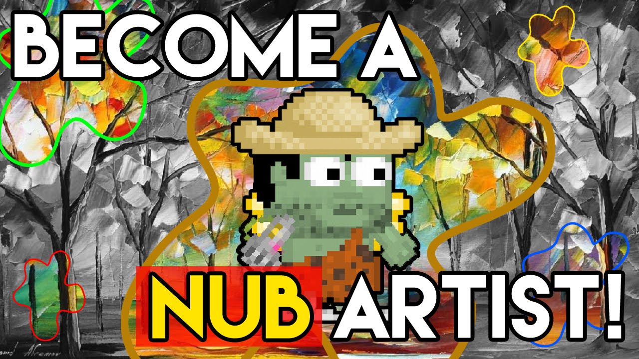 Growtopia - Become a NUB ARTIST! (Artsy Pack 2016) - YouTube