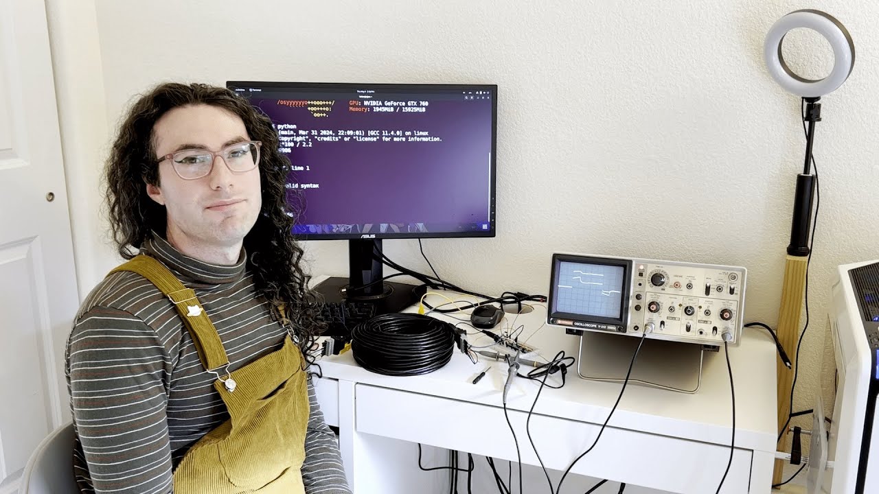 Measuring the Speed of Electricity Using an Analog Oscilloscope - YouTube