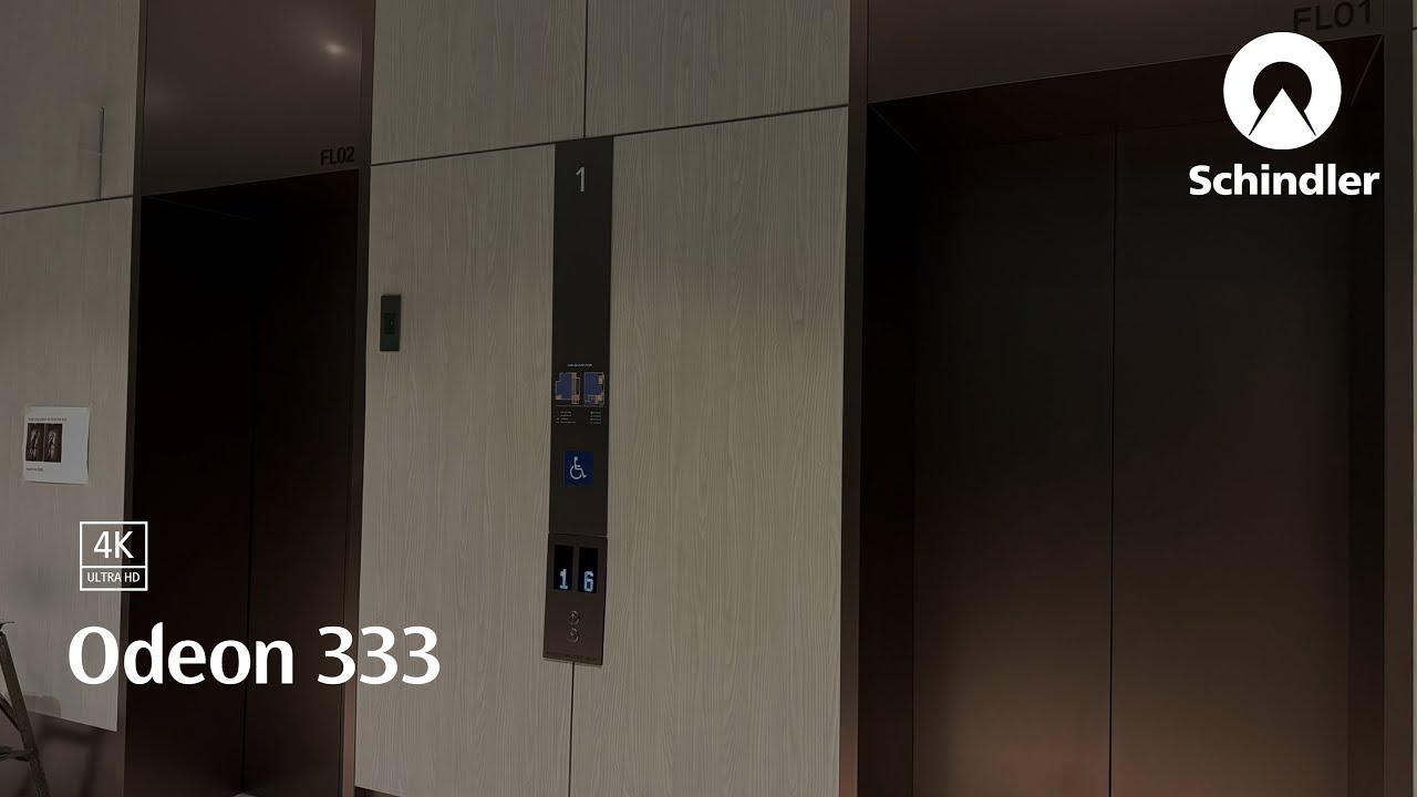 Schindler lifts at Odeon 333 - YouTube
