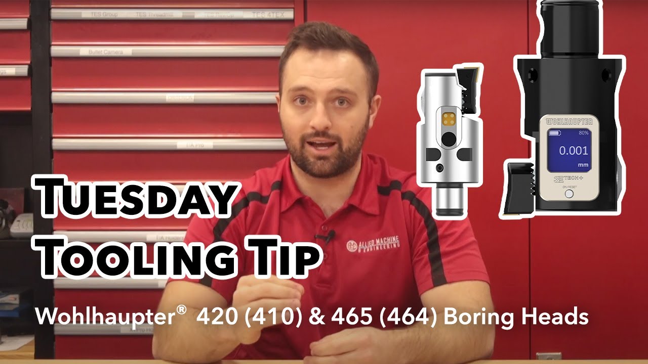 Tooling Tip - Wohlhaupter 420 (410) & 465 (464) Fine Boring Heads - YouTube