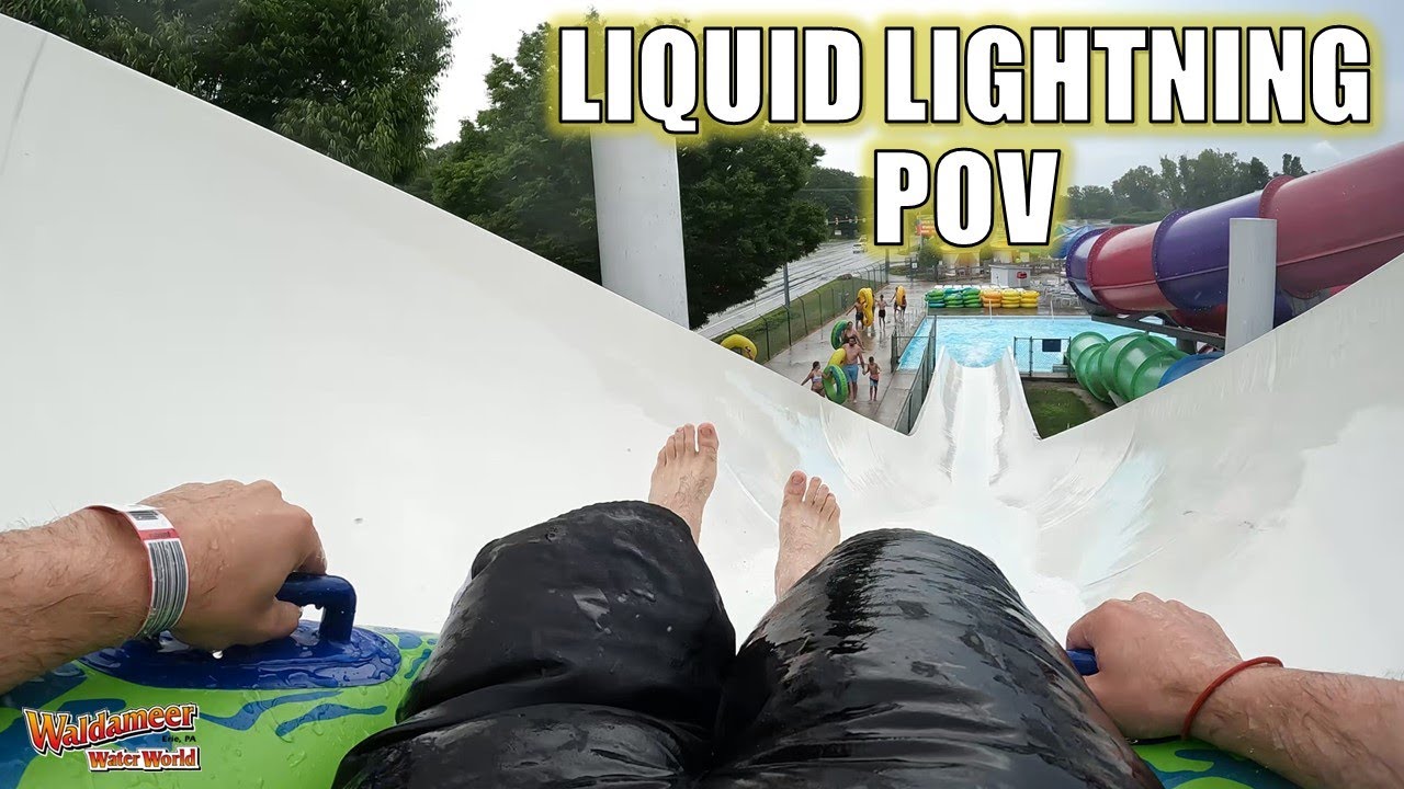 Liquid Lightning POV (4K 60FPS), Waldameer and Water World Tube Slide | Non-Copyright - YouTube