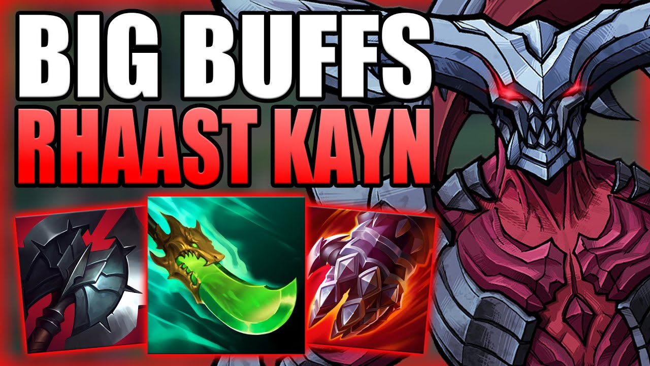 RIOT JUST BUFFED RED KAYN JUNGLE & THIS IS HOW YOU CARRY WITH HIM ...