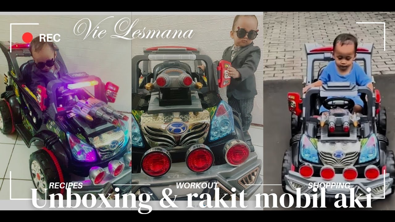 Unboxing & rakit mobil aki MVP Patriot - YouTube