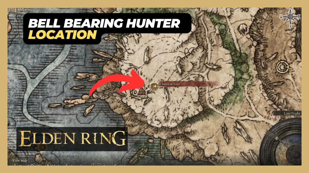 Bell Bearing Hunter (Liurnia) Boss Location - Elden Ring - YouTube