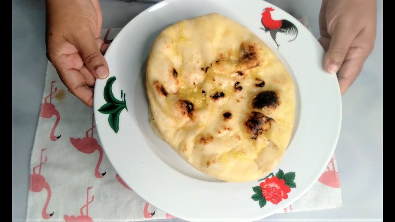 Garlic Naan Bread | Naan Tandoori Style | Roti Naan - YouTube