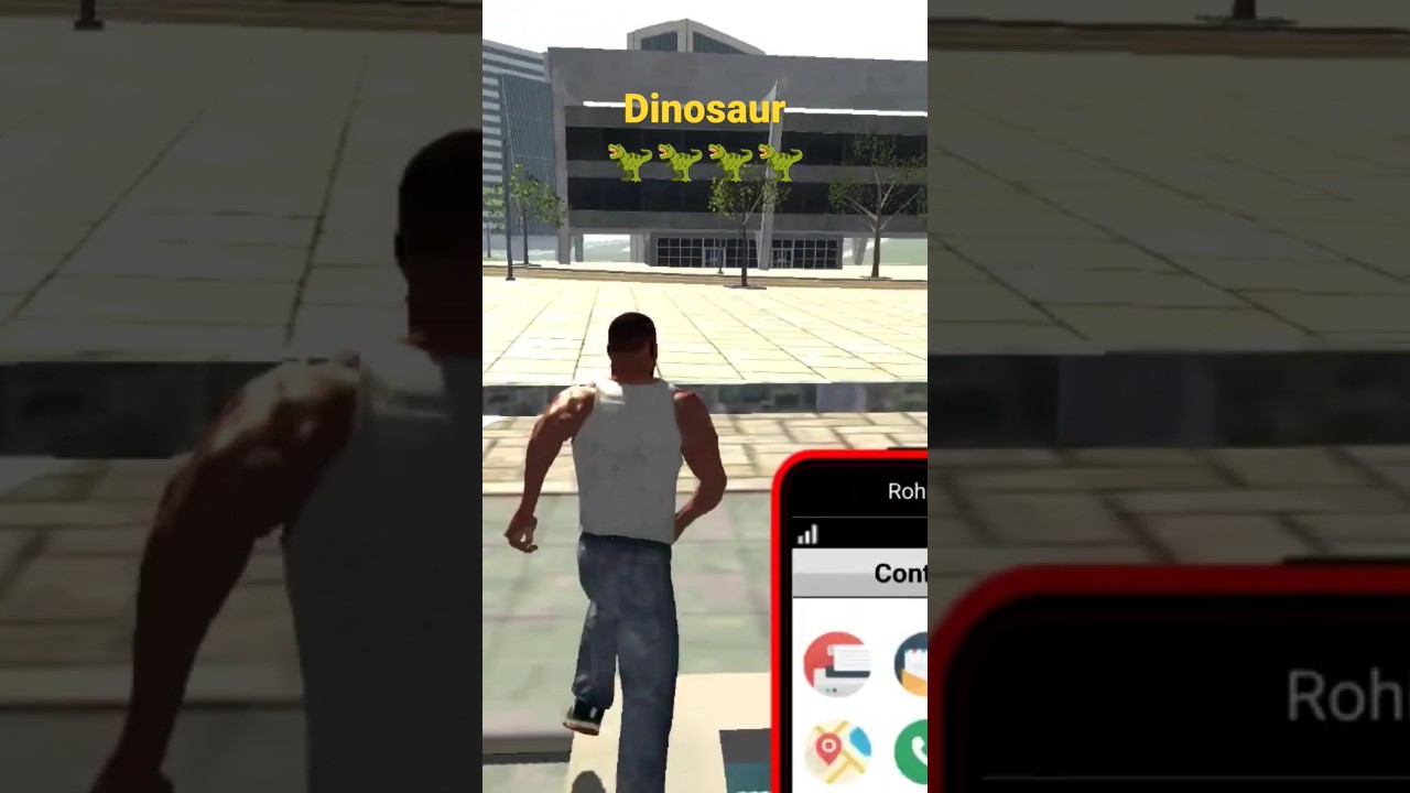 Dinosaur cheat codes Indian bike driving 3D #gaming #thar # ...